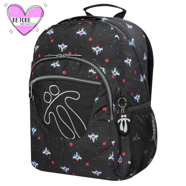 Mochila Escolar Grande Totto Space Invaders – Be To Be Menacho