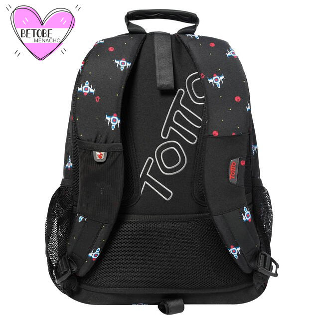 Mochila Escolar Grande Totto Space Invaders – Be To Be Menacho